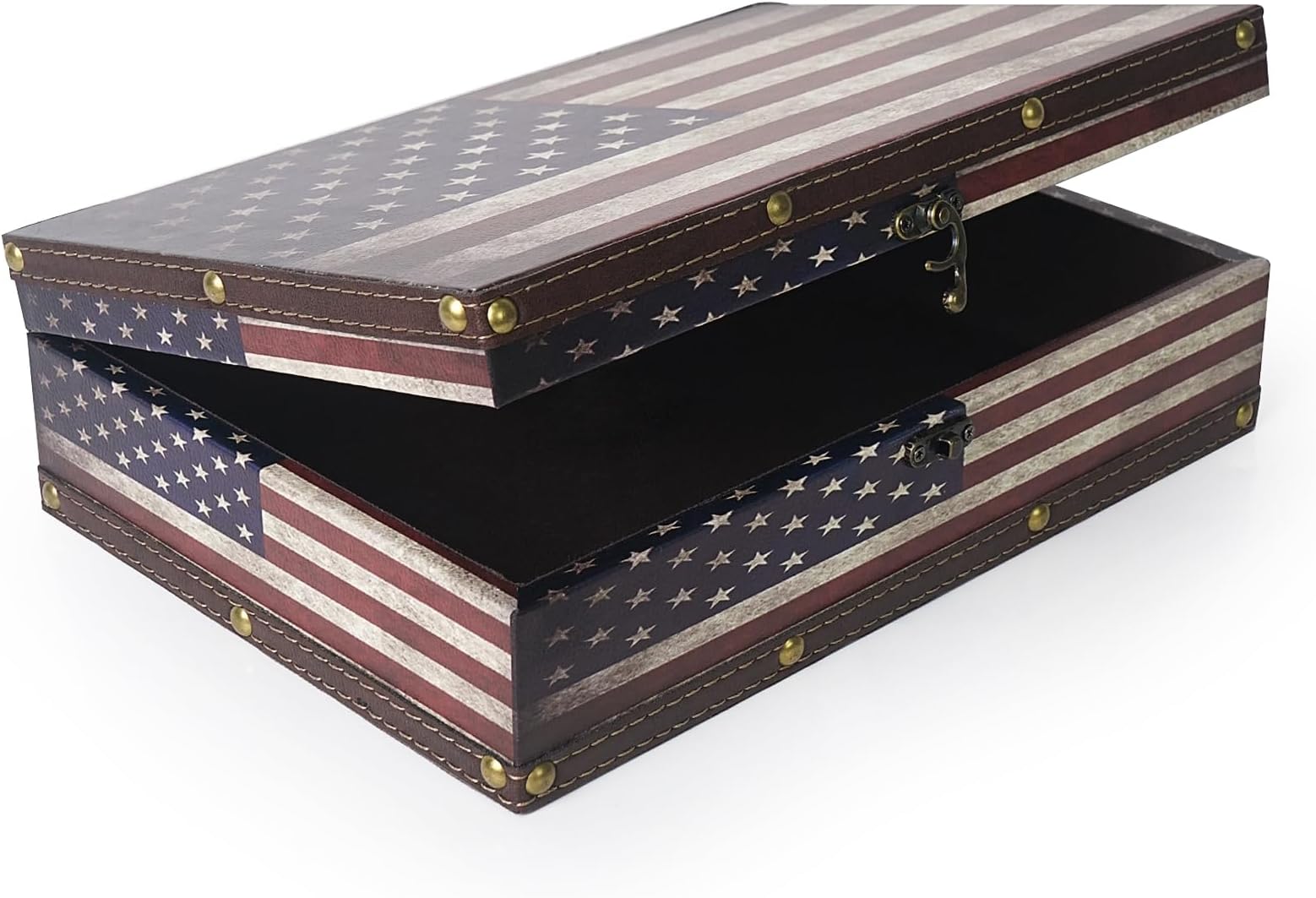 Amazon.com: STUDIO SILVERSMITHS Patriot American Flag Candy Box Trinket ...