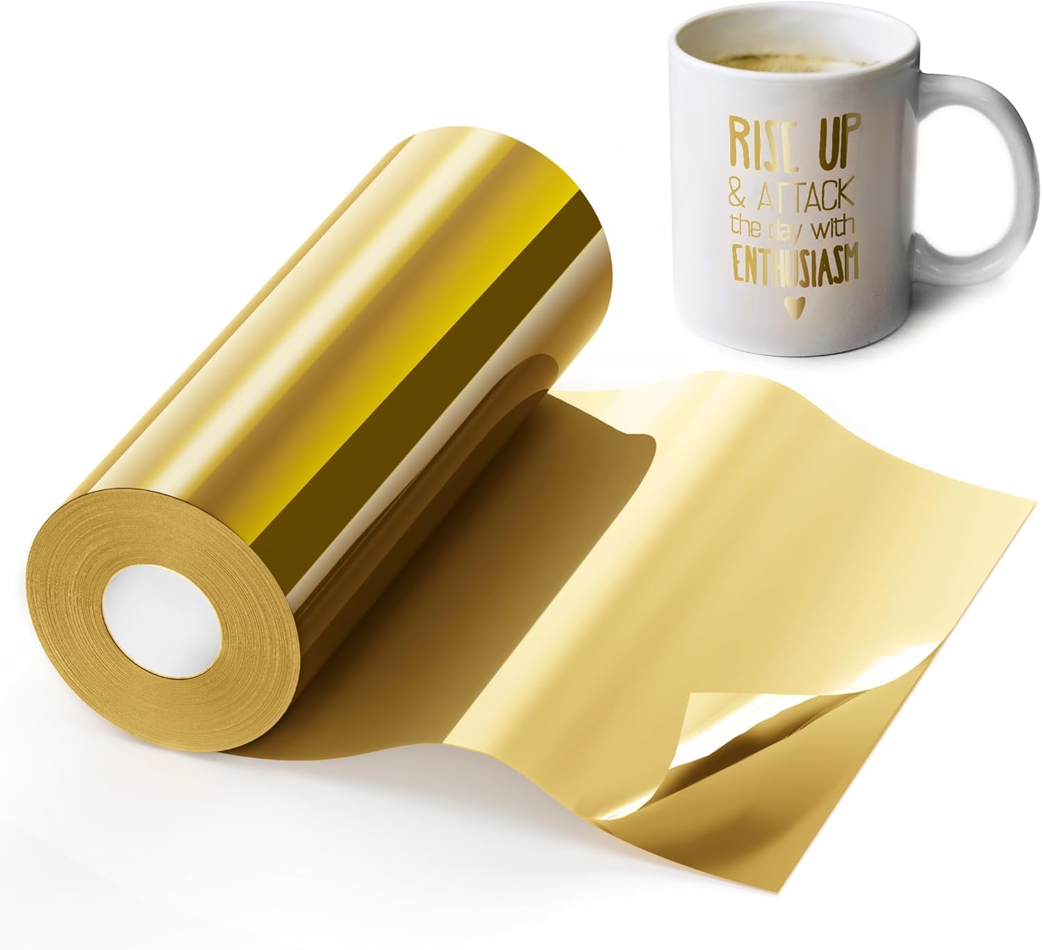 Amazon.com: Gold Permanent Vinyl for Cricut Cutting Machine, 12" x 40 ...