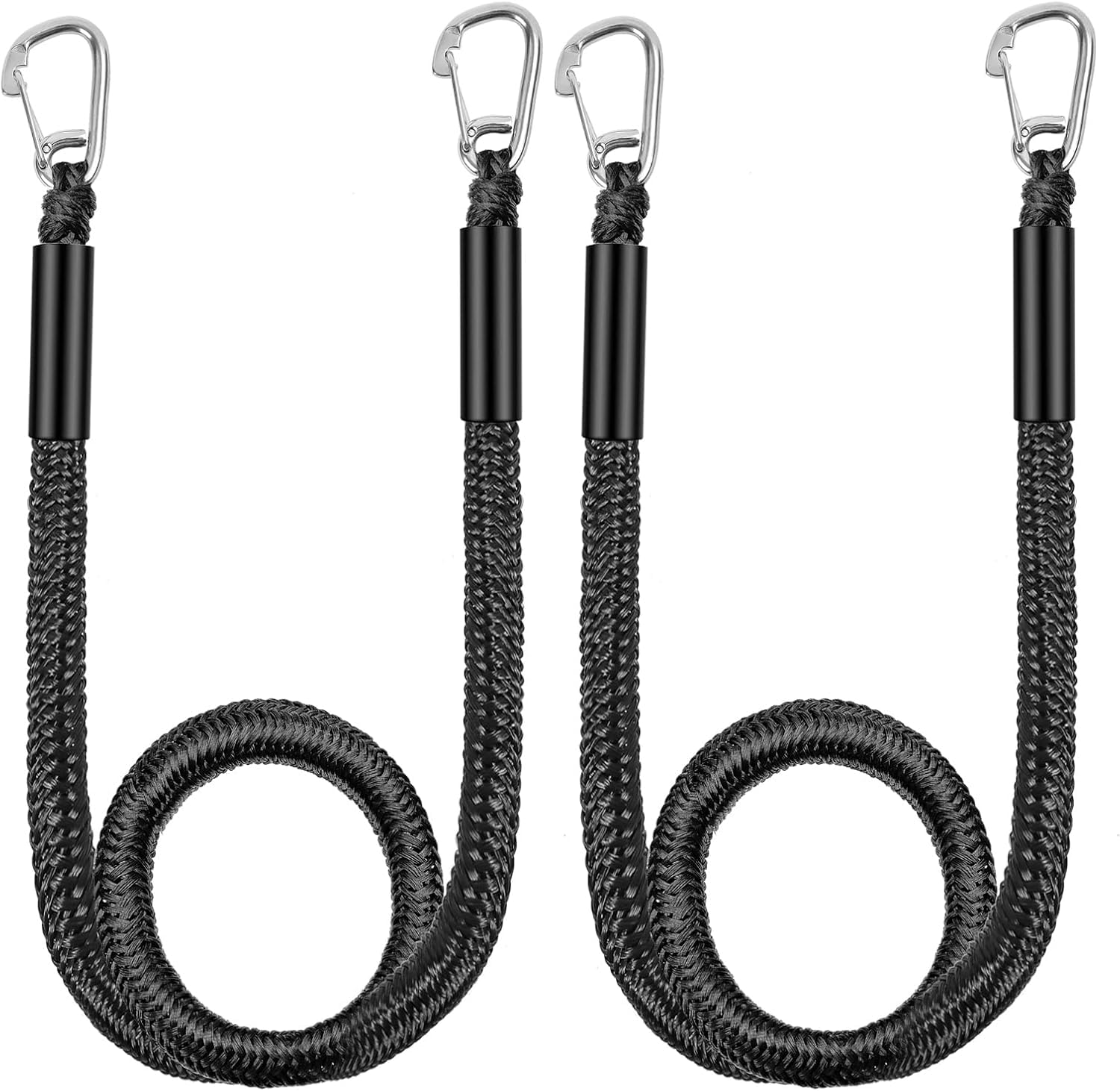 Snapklik.com : Bungee Dock Lines, 4 Feet Bungee Shock Cords Bungee ...