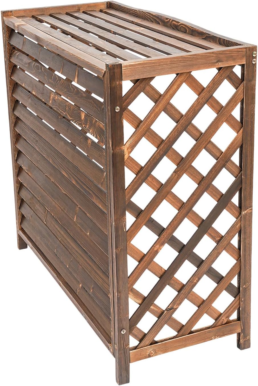 Amazon.com: XIANXUS Unit Fence for Wooden Air Conditioning Outdoor with ...