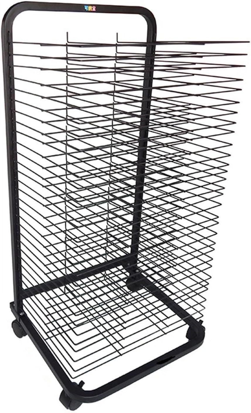 Amazon.com: Art Drying Rack 20/25/30/35 Removable Shelves Mobile Paint ...