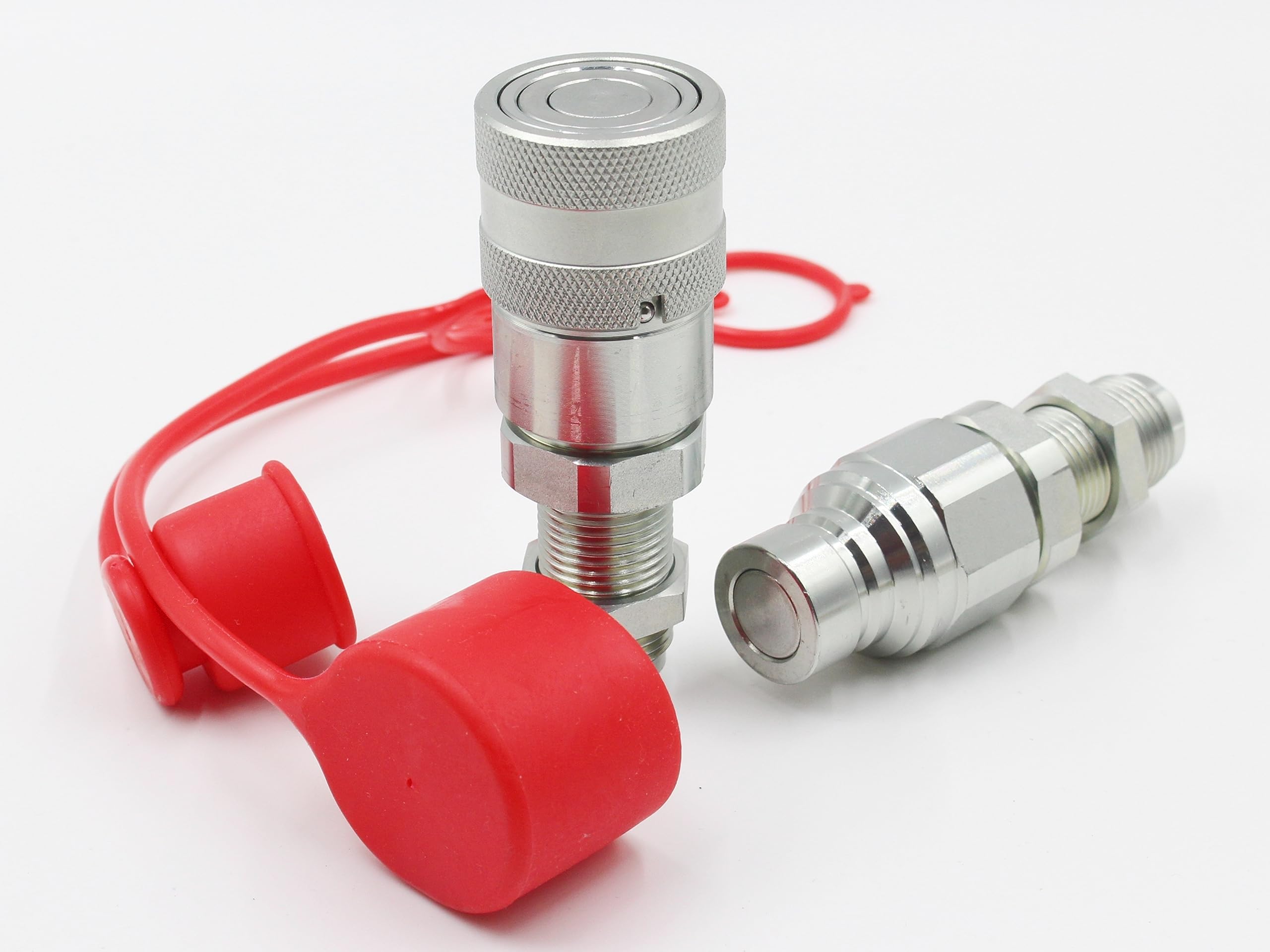 Snapklik.com : Flat Face Hydraulic Quick Connect Couplers 1/2 Body 3/4 JIC