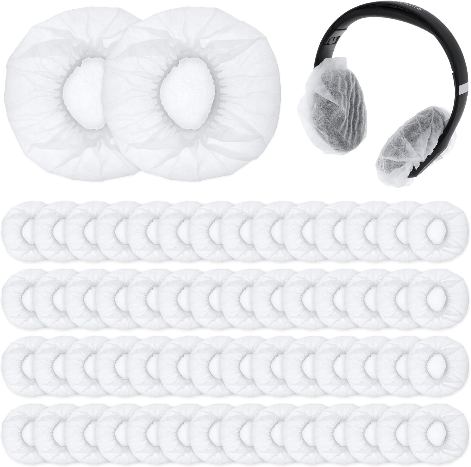 Amazon.com: 200 Pcs Disposable Headphone Ear Covers Sanitary Ear Covers ...
