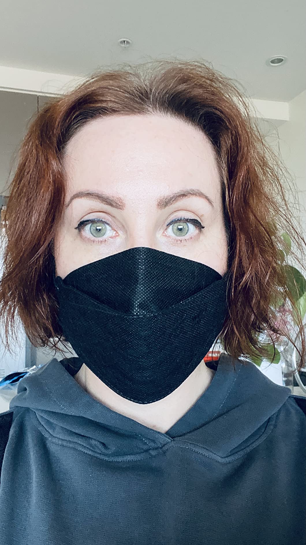 [20Pcs] Wes Care 3D Premium Face Mask Black Edition (KF Design) | Made ...