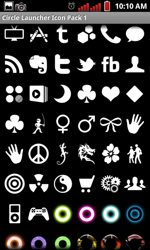 CircleLauncher Icon Pack 1:Amazon.co.uk:Appstore for Android
