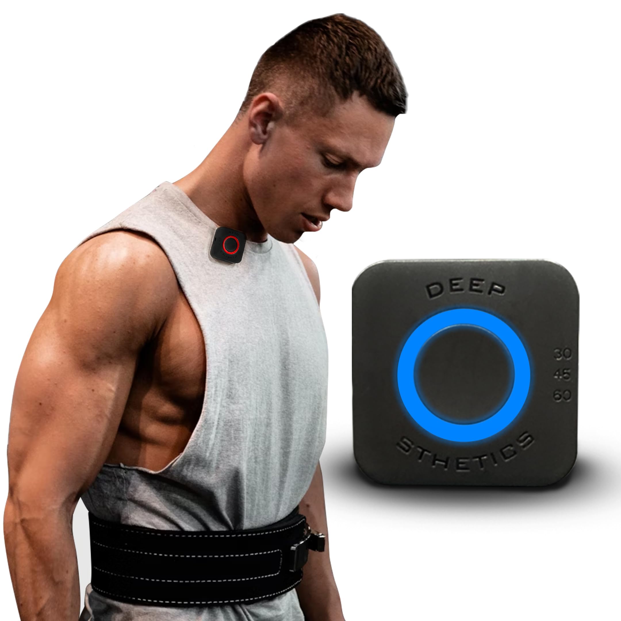 Gym Timer Deep Vibrating Timer Stopwatch For Rest Time Tracking ...