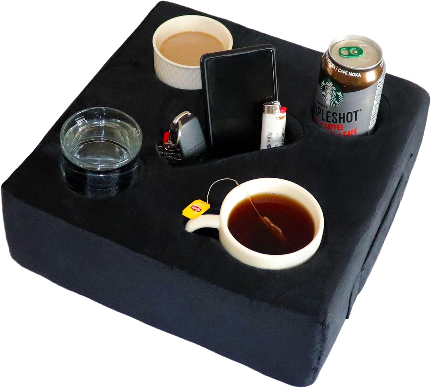 Amazon.com: Valueify Cup Holder Pillow, Bed Cup Holder, Sofa Cup Holder ...