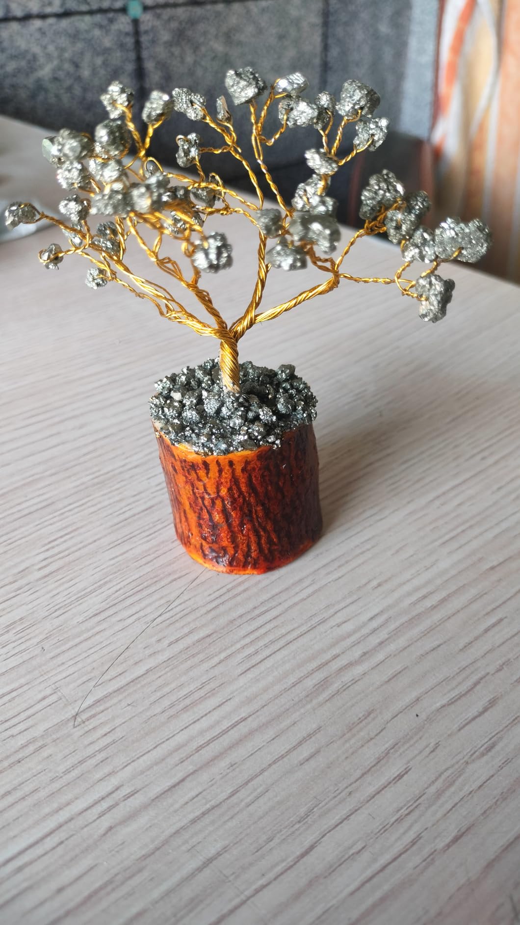 Buy Crystal Heaven Pyrite Stone Original Tree - Certified Pyrite Tree ...