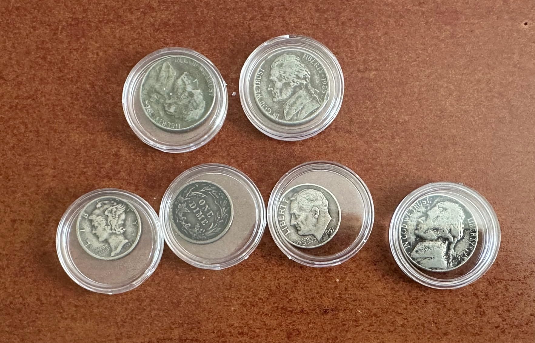 Amazon.com : 100 Pcs 25 mm Coin Holder Capsules，Round High Transparency ...