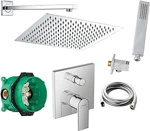 vanvilla Duschsystem mit Unterputz Duscharmatur von Hansgrohe Einhebelmischer und vanvilla ...