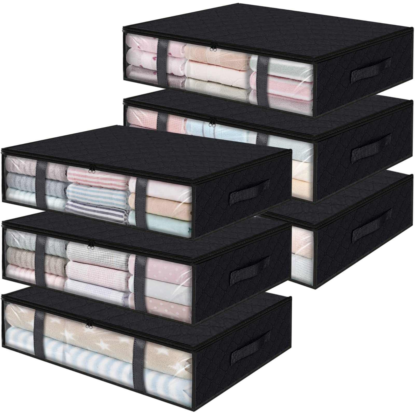 Amazon.com: StorageRight Storage Bins Clothes Storage, Foldable Blanket ...