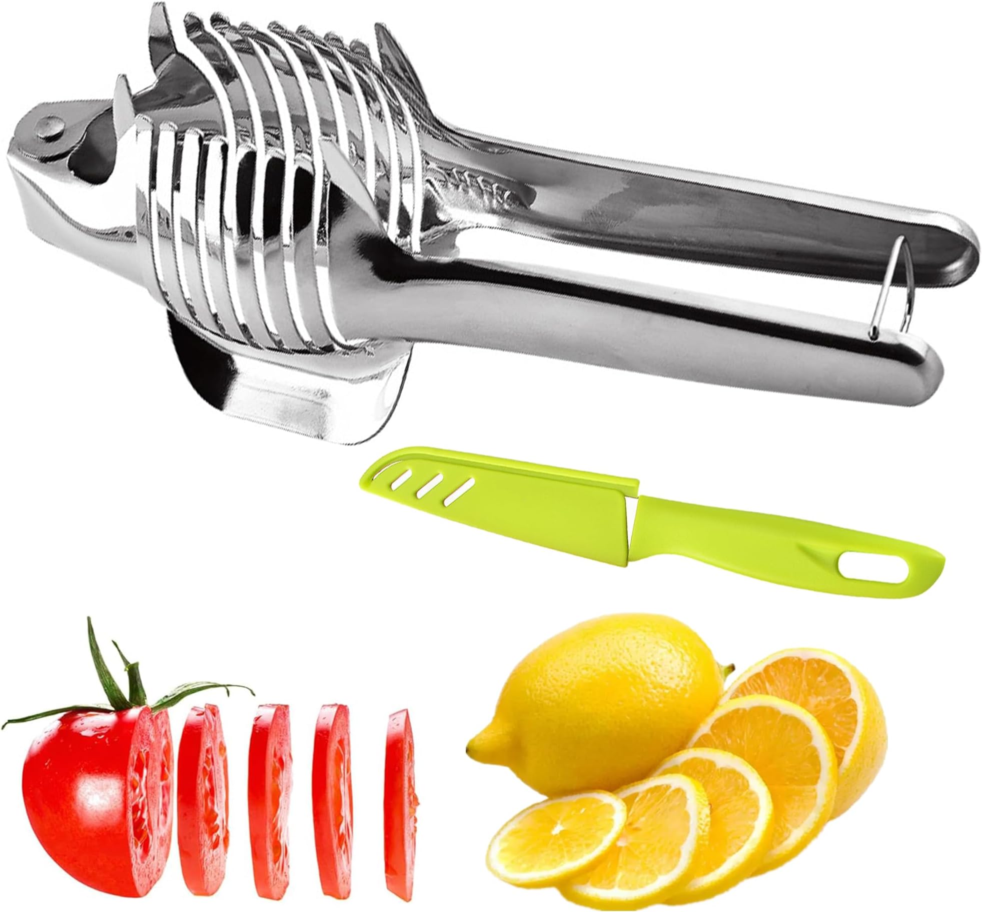 Amazon.com: Lemon slicer fruit splitter onion cut stainless steel ultra ...