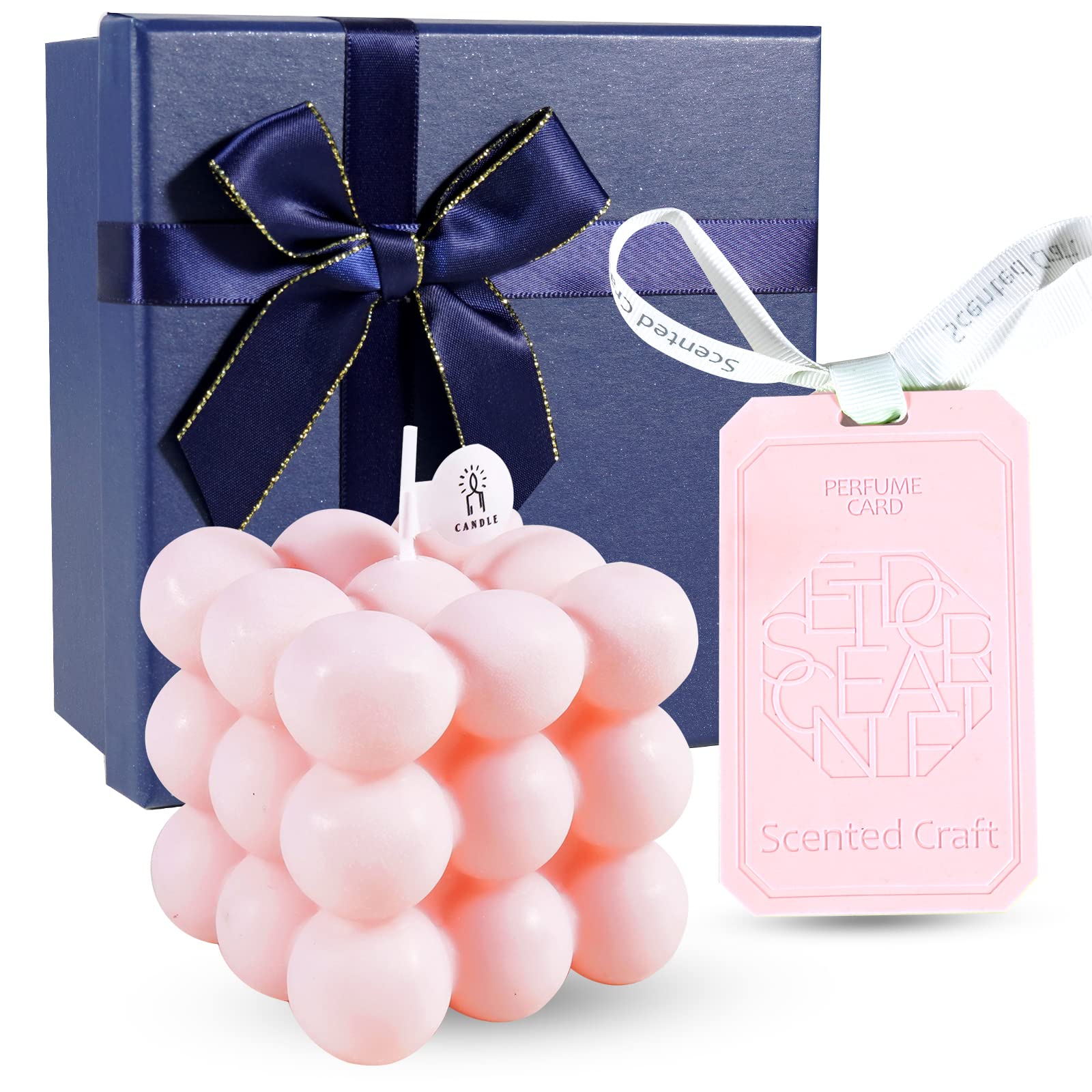 1 x Brand New Soulnioi Aromatherapy Gift Set of Scented Candles Pink M ...