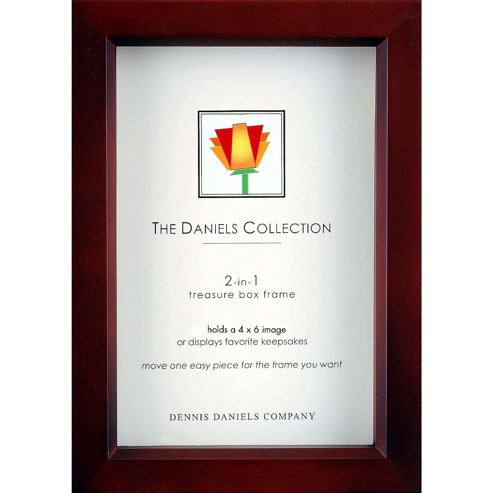 Amazon.com - Dark-walnut stain 4x6 shadow box 1.25inch depth by Dennis ...