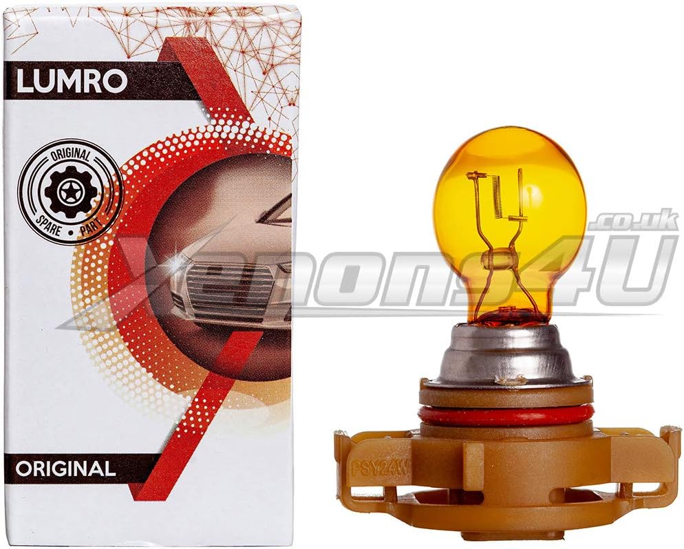 LUMRO Original PSY24W Replacement Indicator Bulb : Amazon.co.uk: Automotive