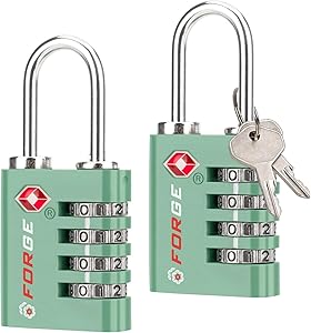 Amazon.com: Forge Dual-Opening: Key or Combination Access Lock, TSA ...