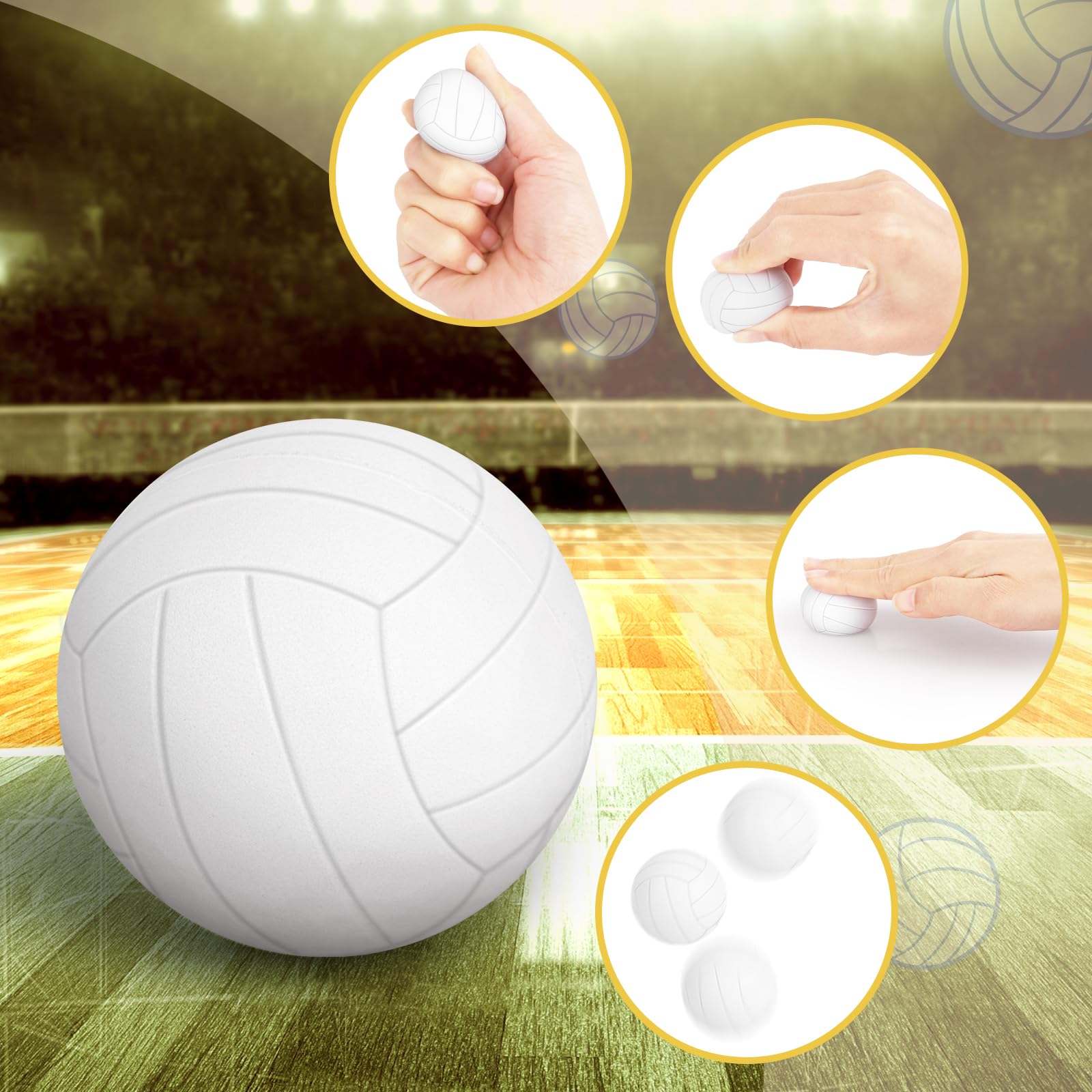 Snapklik.com : Hxezoc Mini Volleyball Stress Balls 20 Packs Volleyball ...
