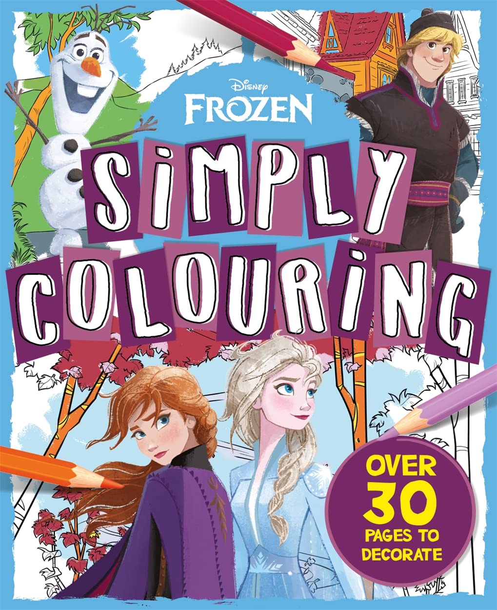 Disney Frozen: Simply Colouring: Igloo Books: 9781800220270: Amazon.com ...