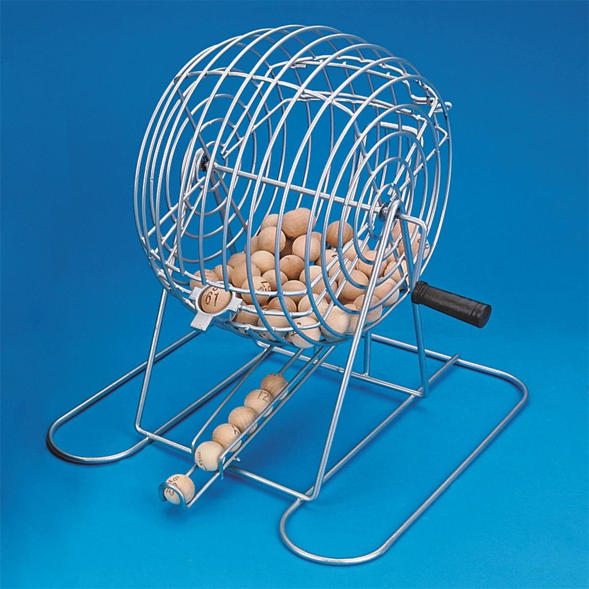 Amazon.com: S&S Worldwide Deluxe Metal Bingo Cage. Sturdy 7-1/2" Metal ...