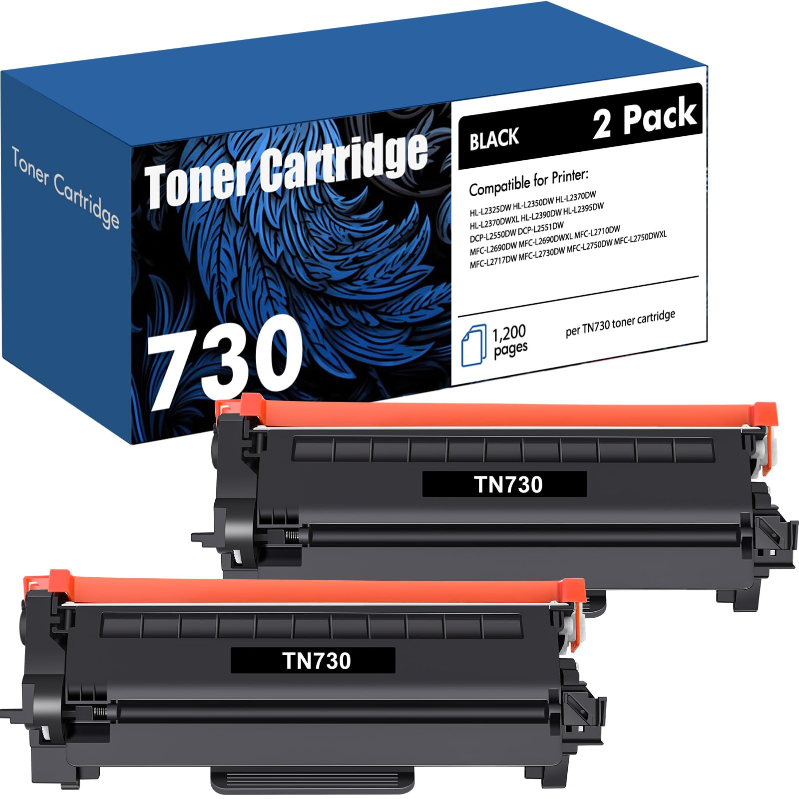 Amazon.com: TN 730 TN730 Toner for Brother Printer Standard Yield TN ...