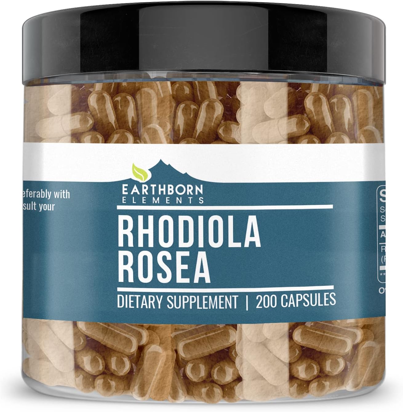 Amazon.com: Bronson Rhodiola Rosea Vegetarian Capsules - Adaptogenic ...