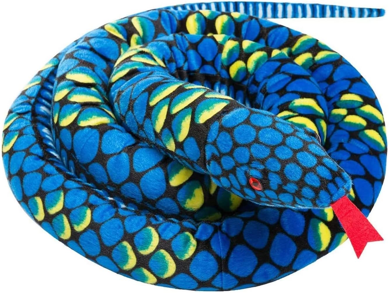 Amazon.com: 112 Inches Giant Snake Plush Toy Realistic Cobra Stuffed ...