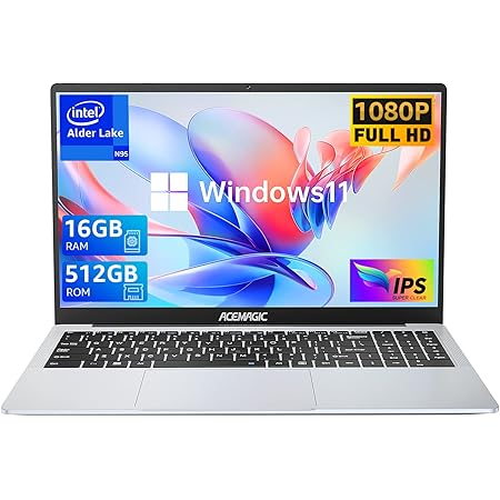 Amazon.com: Auusda Laptop Computer with 16GB RAM 512GB SSD, AMD Ryzen 7 ...