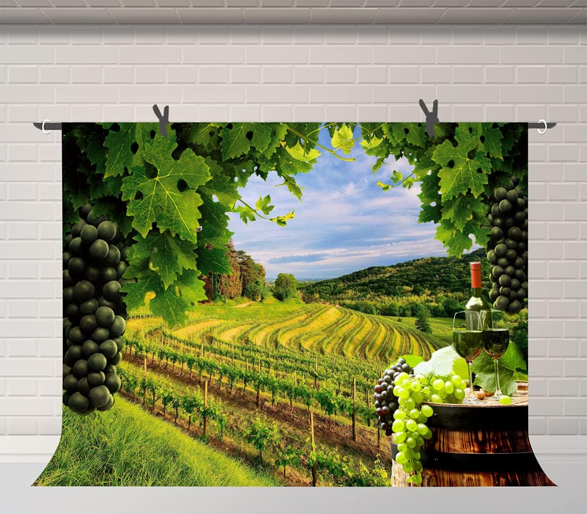 Amazon.com : FUERMOR Vineyard Backdrop 7x5ft Grapevine Wine Harvest ...