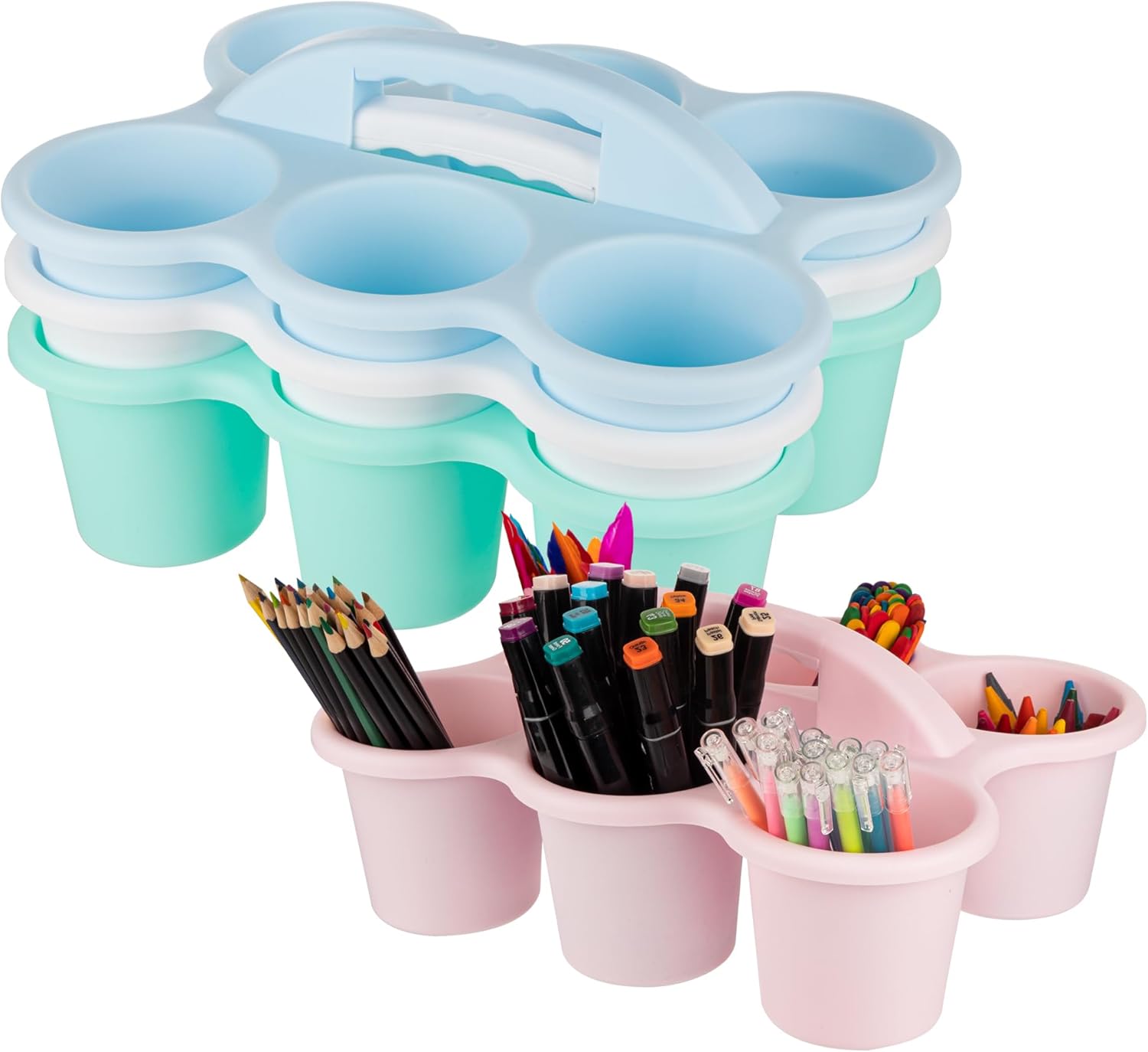 Amazon.com: Find Scrapblooms 4 Pack Classroom Caddy For School,Kidsroom ...