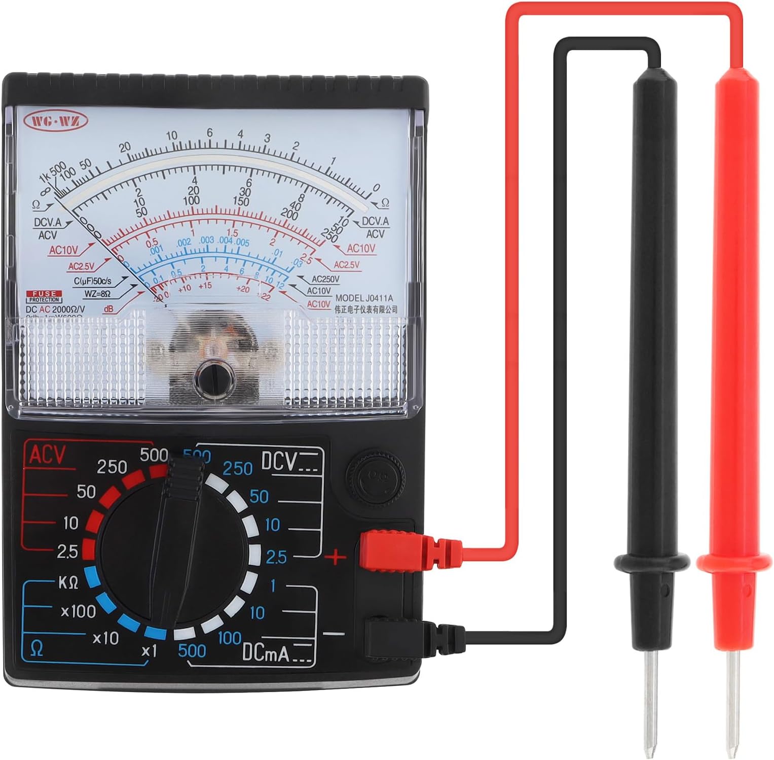 White Deer Analogue Meter Multimeter Multitester, Amp Volt Ohm Voltage ...