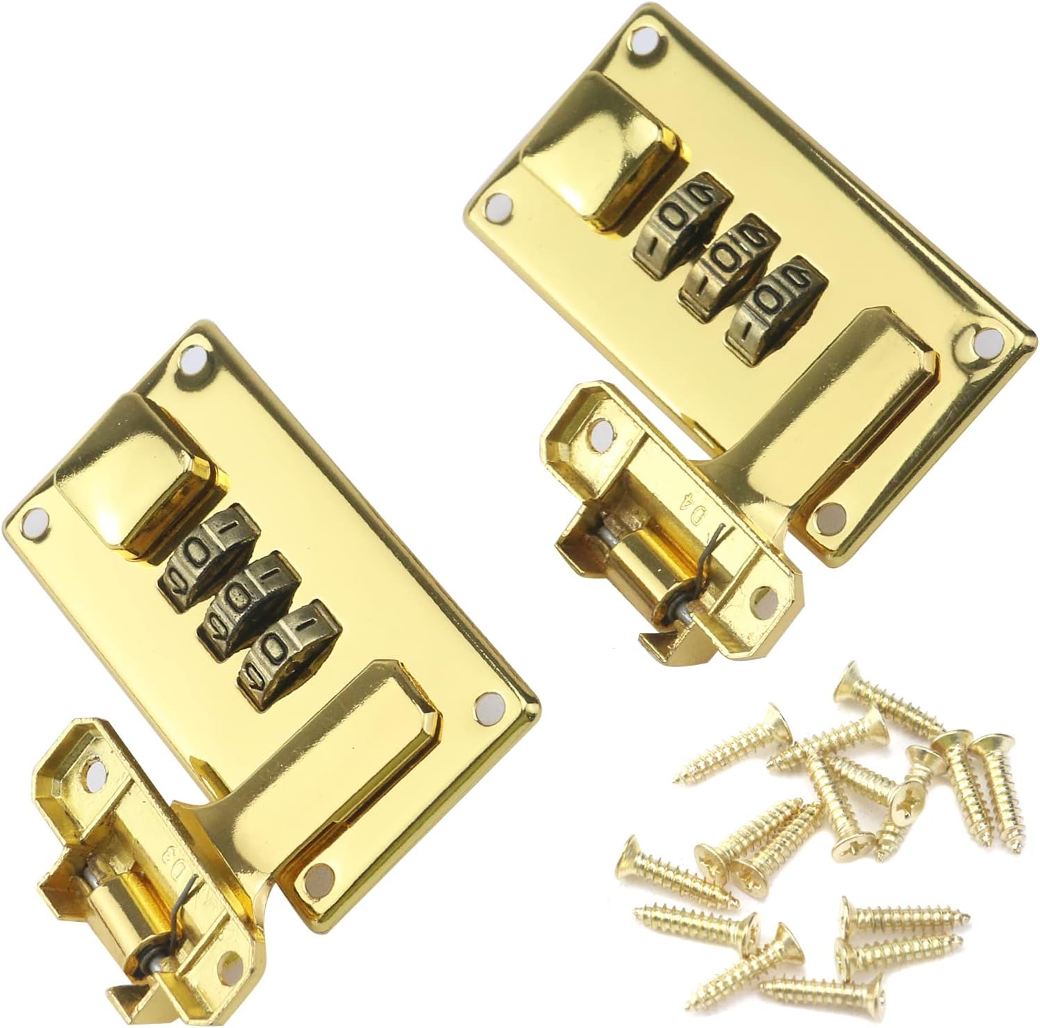 Amazon.com: Mewutal 2PCS Luggage Suitcase Combination Lock 3 Digit ...