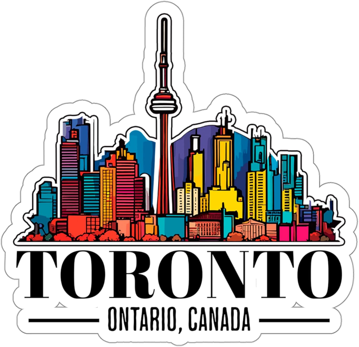 Amazon.com: No Thorns Media Toronto Ontario Canada Sticker ...