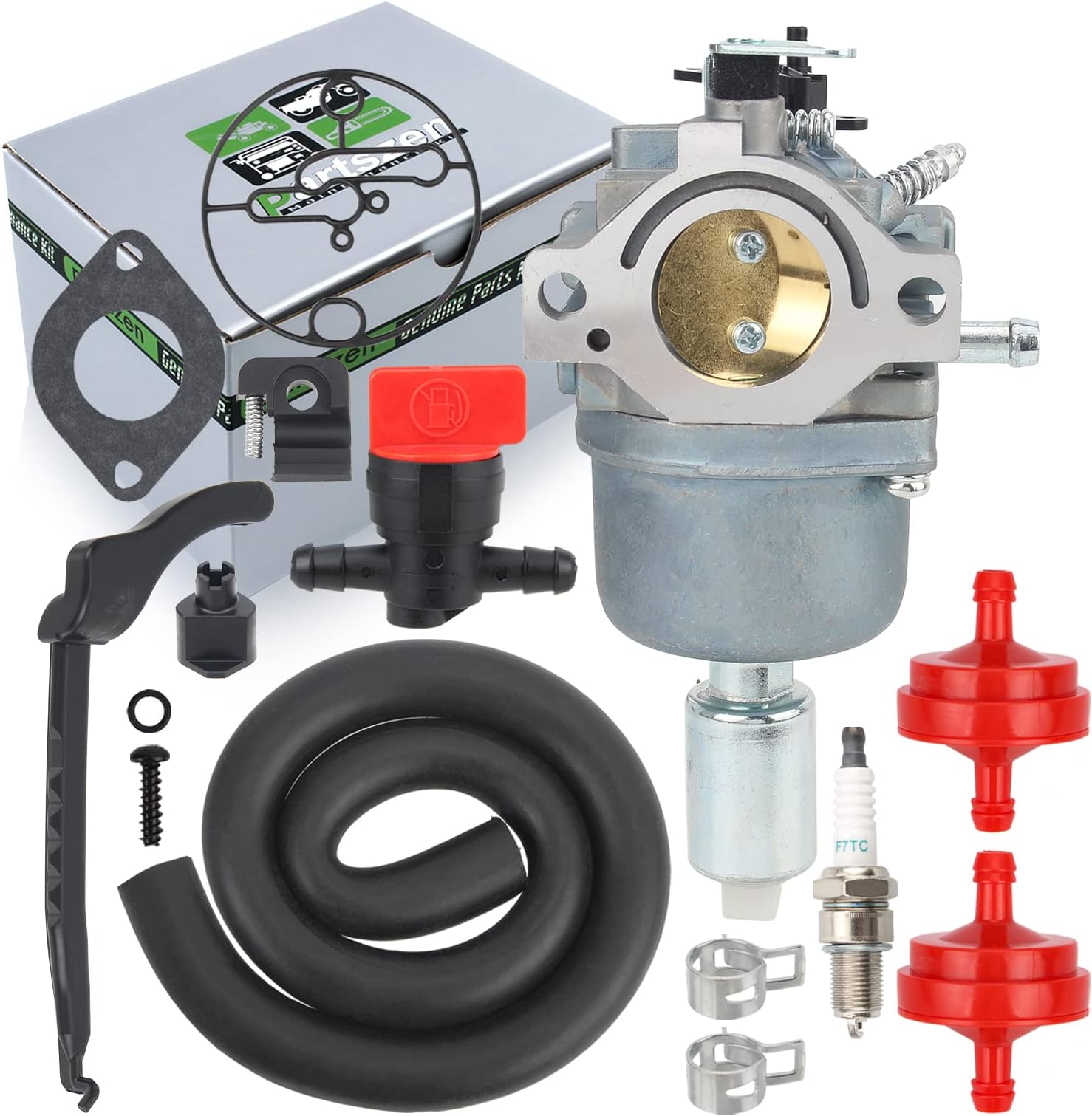 Amazon.com: partszen 594601 Carburetor for Briggs Stratton 331877-1234 ...