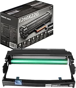 Amazon.com : E260X22G Drum Unit Compatible for Lexmark E260 E360 E460 ...