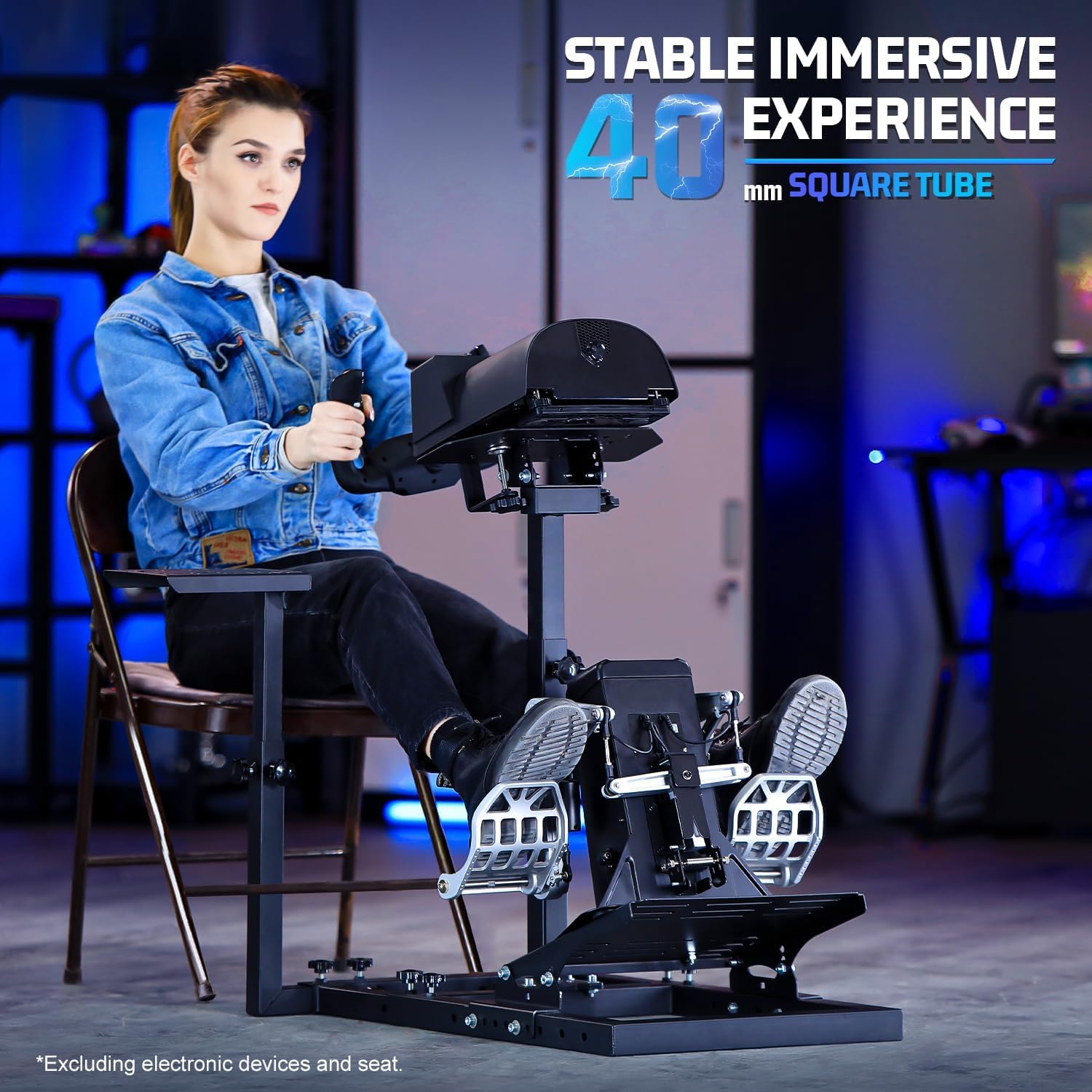 Snapklik.com : Marada Sim Racing Wheel Stand Adjustable Upgrade Fits ...