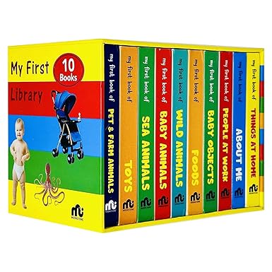 My First Library Box Set 2: 10 Board Books Collection Set (Pet & Farm ...