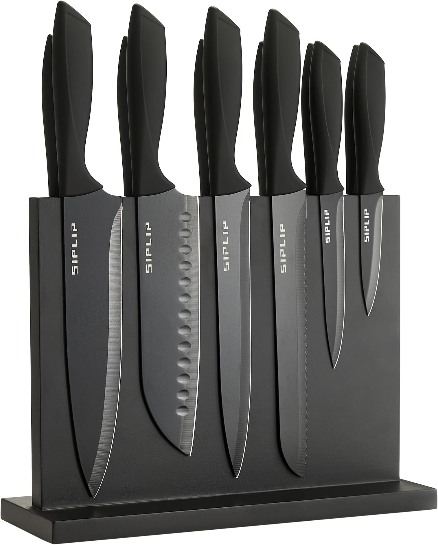 Amazon.com: Royal Doulton Gordon Ramsay Block Knife Set, 6 Piece, Grey ...