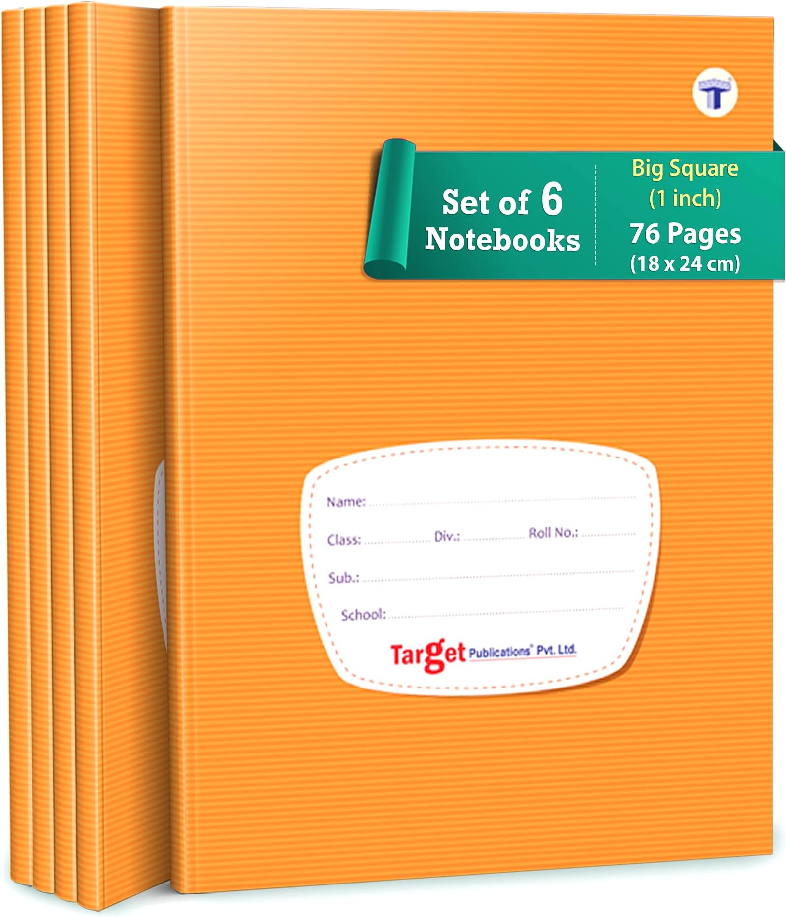 Classmate Notebook | 172 Pages | Four Lines with Gap | 24.0cm x 18.0cm ...