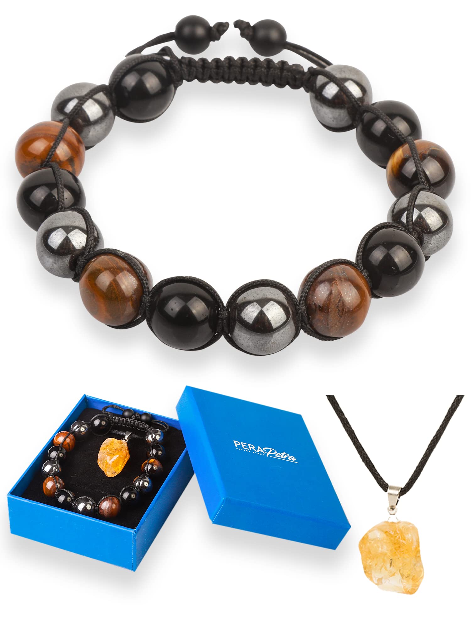 Triple Protection Bracelet for Women and Men - 10 mm Protection ...