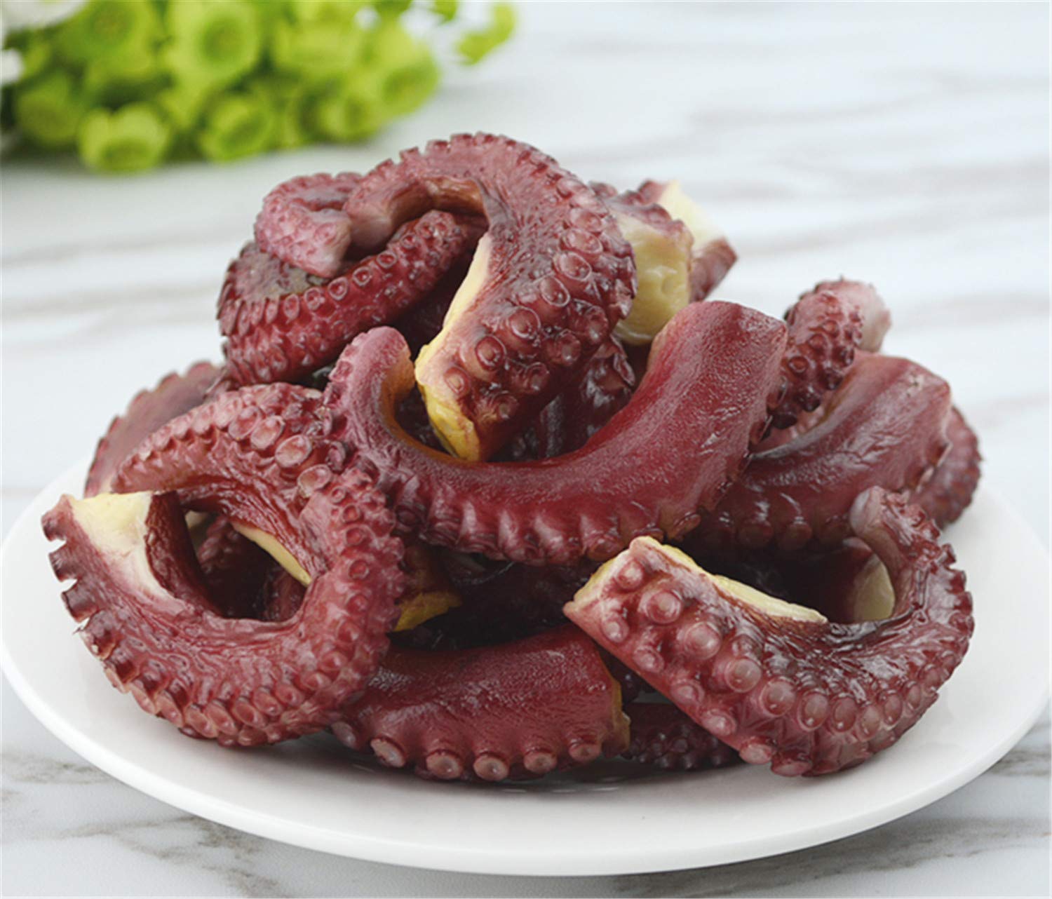 Skyseen 10pcs Artificial Squid Fake Meat Food Seafood Model Kitchen ...