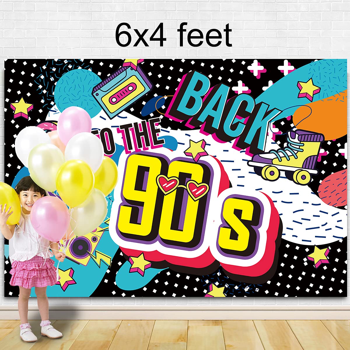 Buy Back to The 90’s Theme Party Photography Backdrop 90s Radio Fashion ...