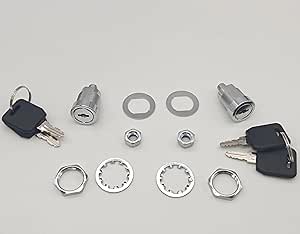 Armstrong Replacement Locks for Stack-On Safes (2-Pack), Chrome Finish ...