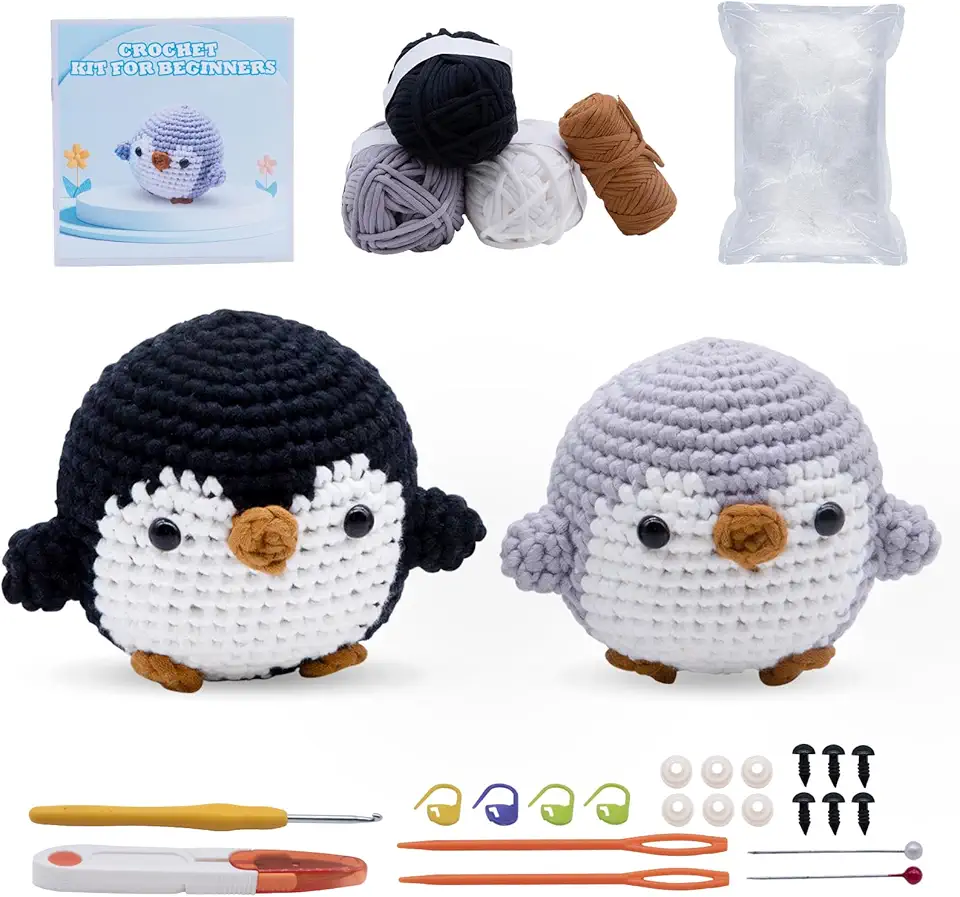 Crocheting Cute Penguins: A Beginner's Guide | CyCrochet