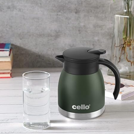 Buy Cello Duro Stainless Steel Pot with Double Wall Vacuum Insulation ...