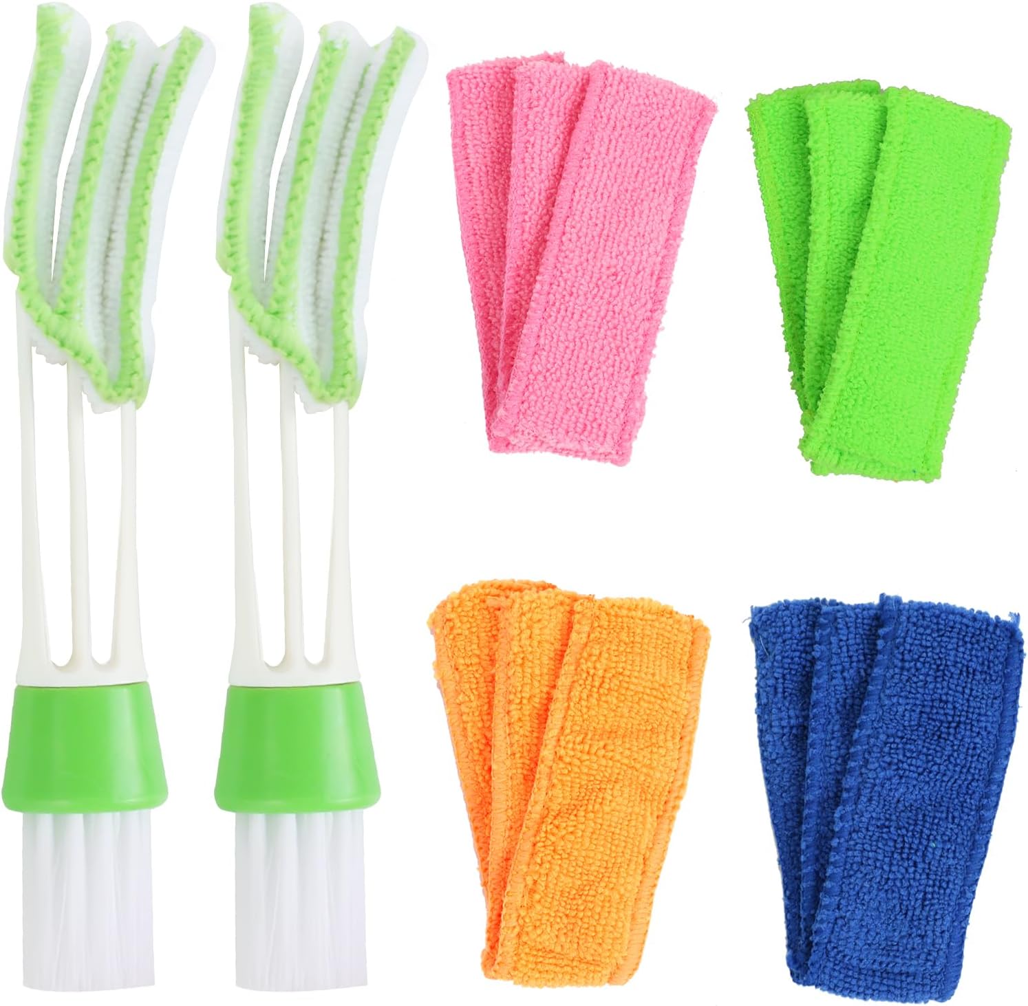 Venetian Blind Cleaner, 2pcs Window Blind Cleaner with 5 Microfibre ...