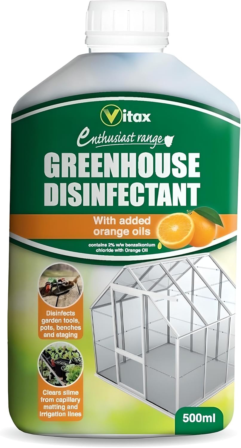 AMK® Vitax Greenhouse Disinfectant 500ml Garden Tools Cleaning ...