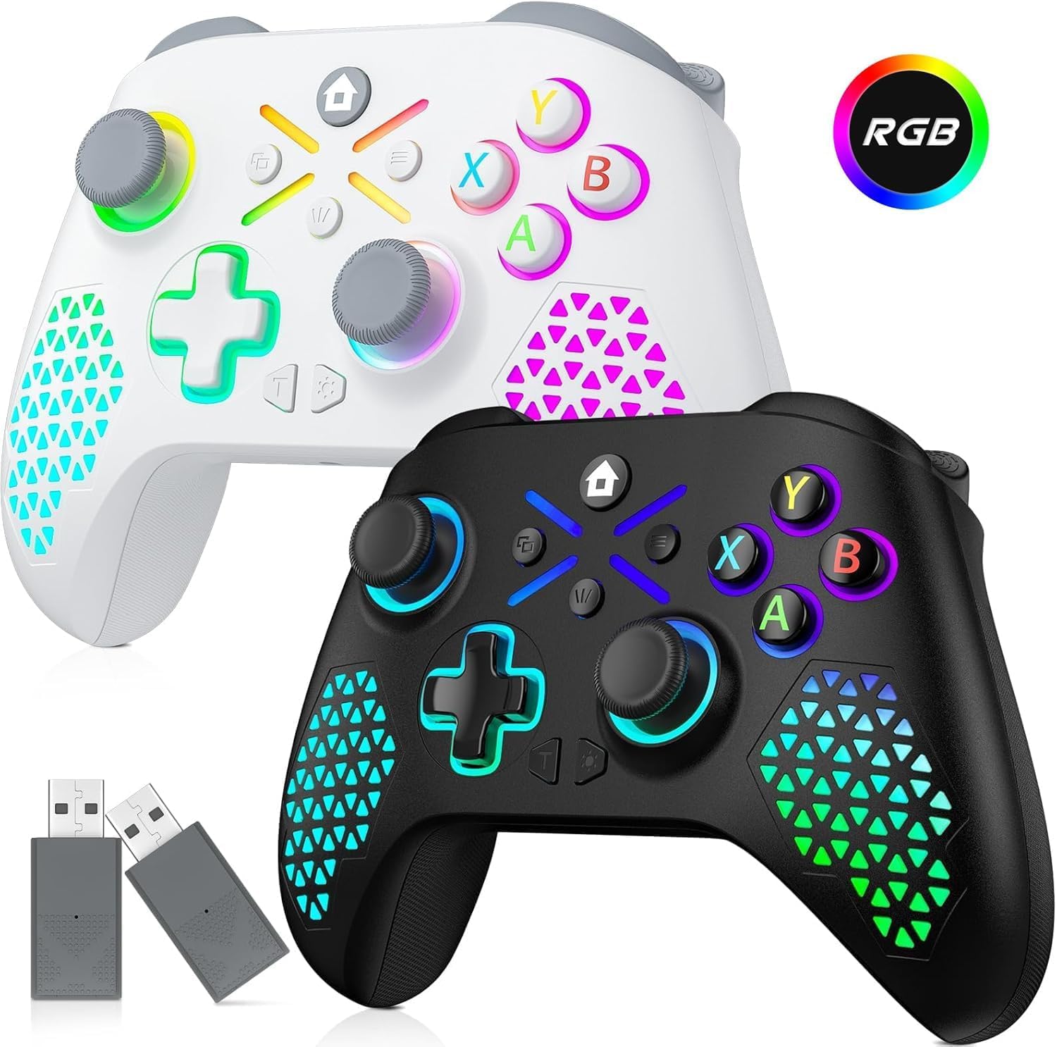 Dual Vibration Gamepad Wireless Xbox One Controller - Compatible With ...