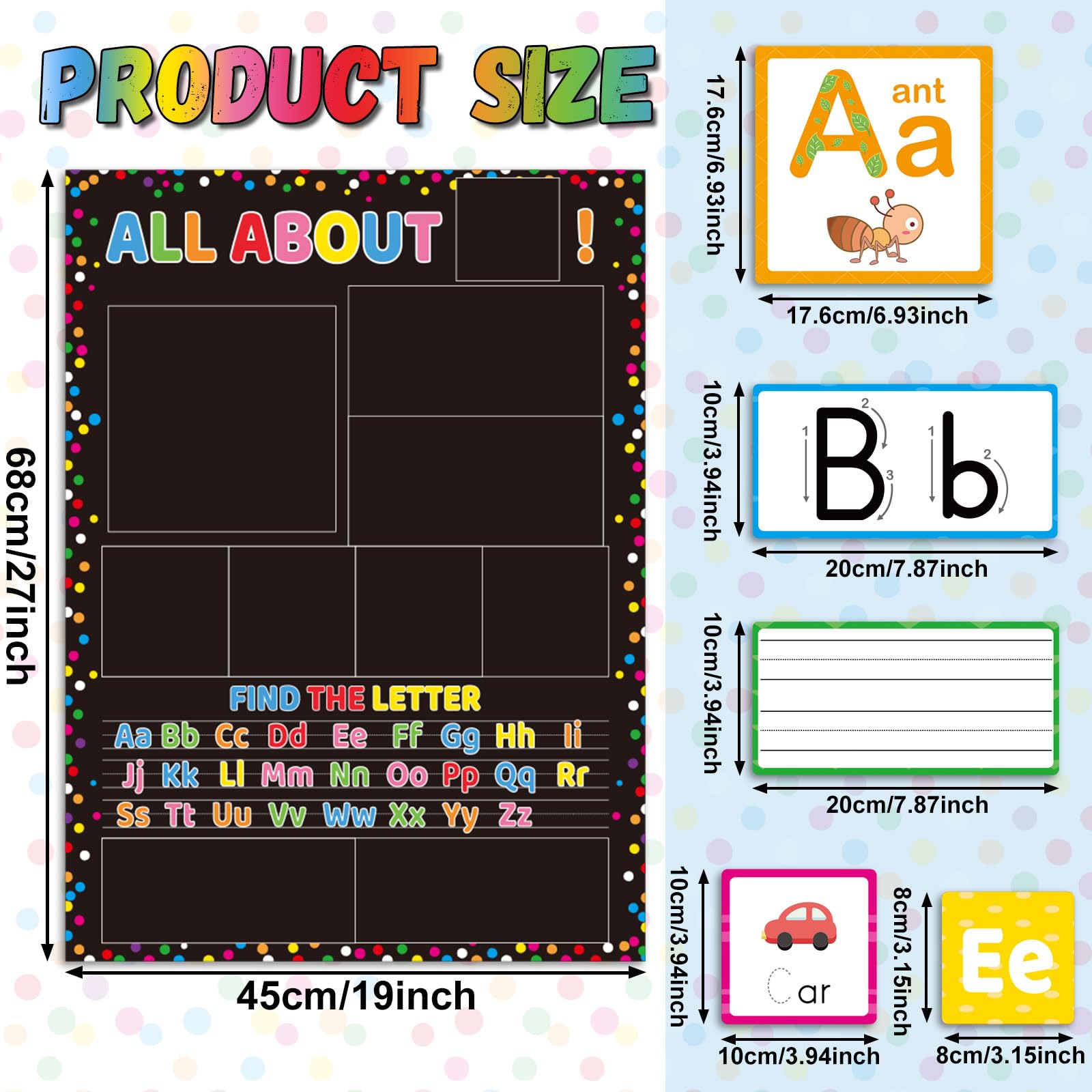 Snapklik.com : Back To School All About Letter Pocket Chart For ...