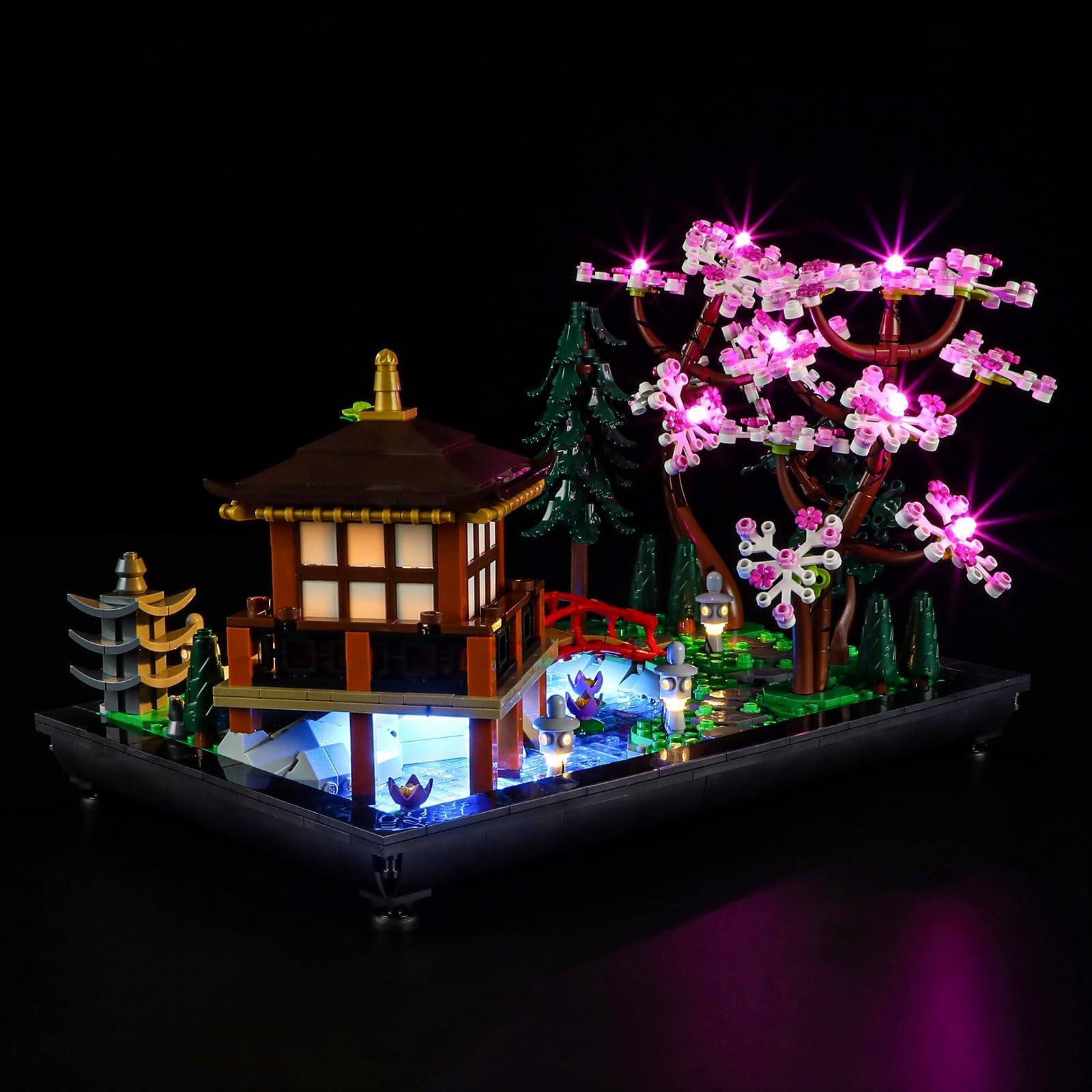 Amazon.com: YEABRICKS LED Light for Lego-10315 Icons Tranquil Garden ...