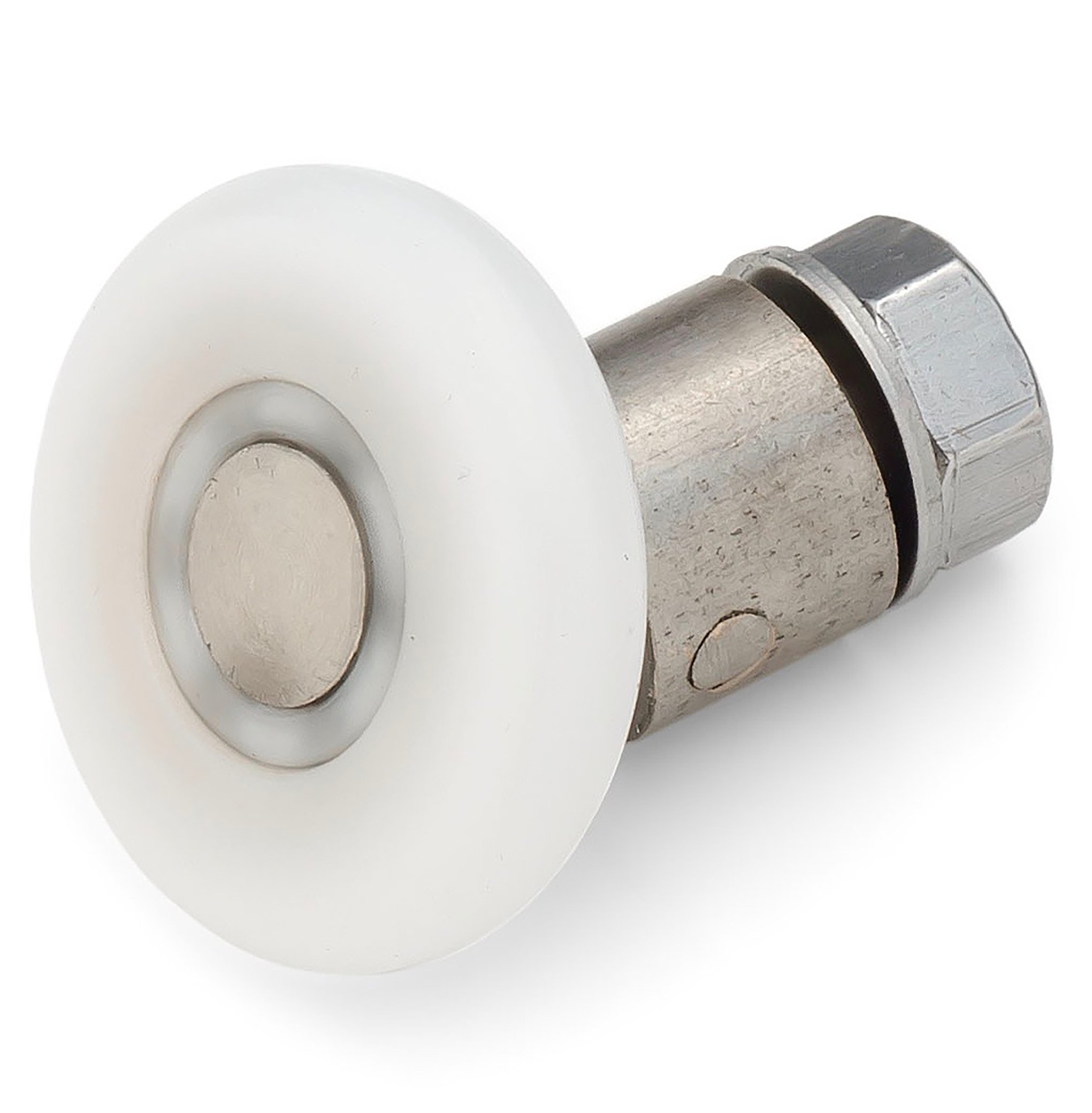 4 x Swivel Single Shower Door Rollers/Runners 23mm wheels diameter L046 ...